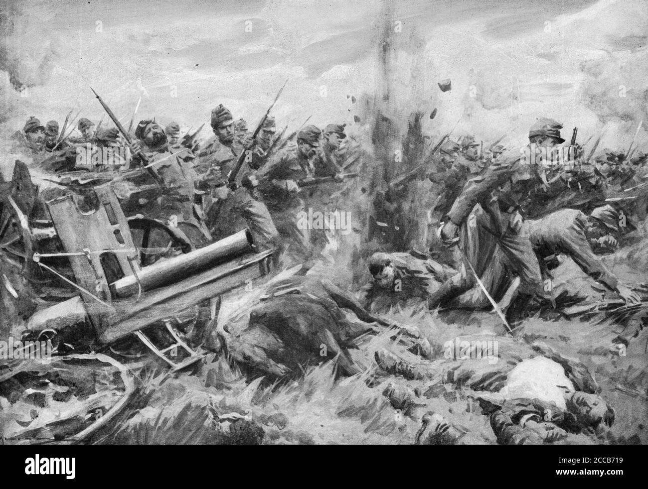 Field artillery ww1 Black and White Stock Photos & Images - Alamy