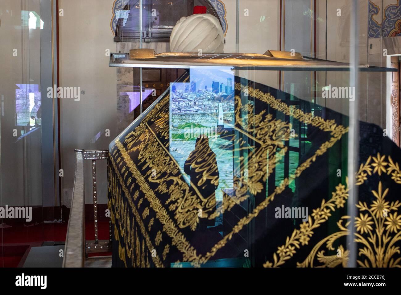 View from Yavuz Sultan Selim Tomb in Istanbul, Turkey on 20 August ...