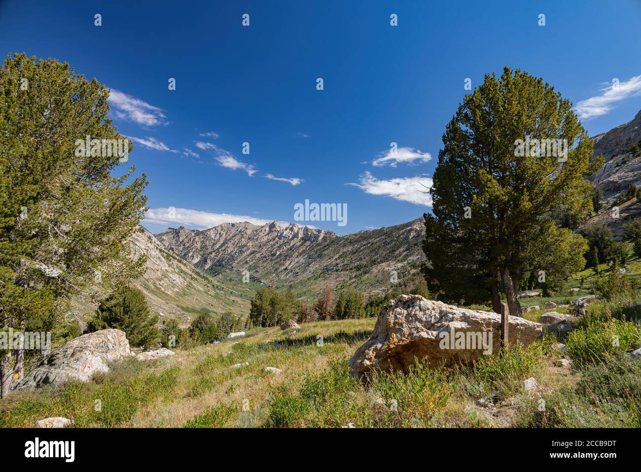 Morning view of the beautiful landscape around the Ruby Crest Trail of ...