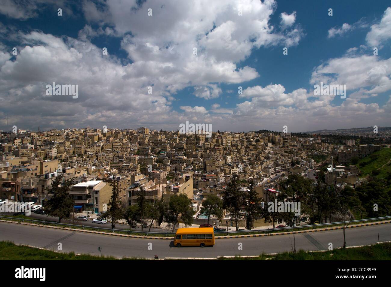 Top view of old city in Amman, Jordan Stock Photo - Alamy