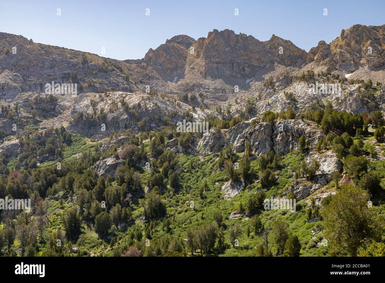 Morning view of the beautiful landscape around the Ruby Crest Trail of ...