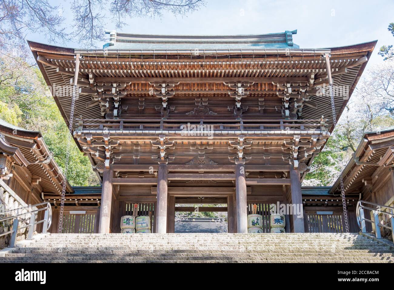 Gifu, Japan - Inaba Shrine in Gifu, Gifu Prefecture, Japan. Shrine have ...