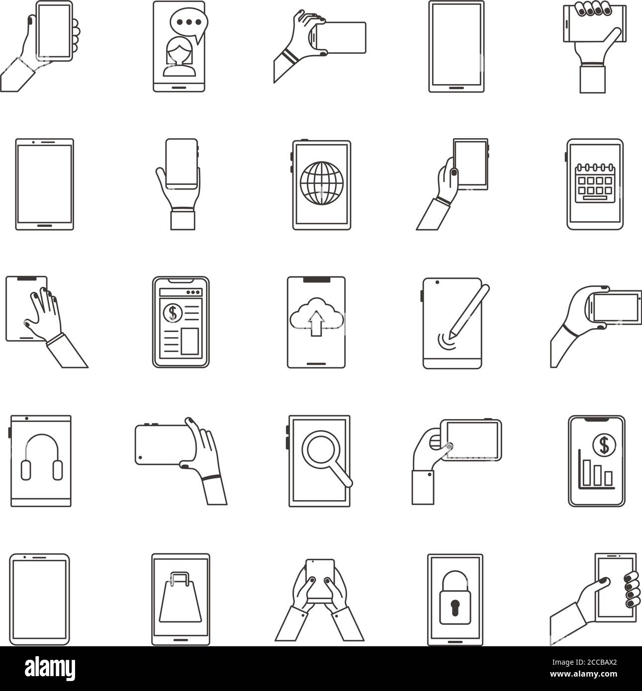 Cellulars Stock Vector Images - Alamy