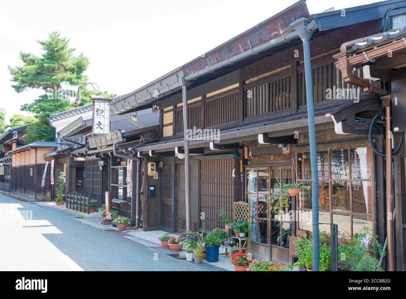 Gifu, Japan - Takayama Old Town in Takayama, Gifu, Japan. a famous ...