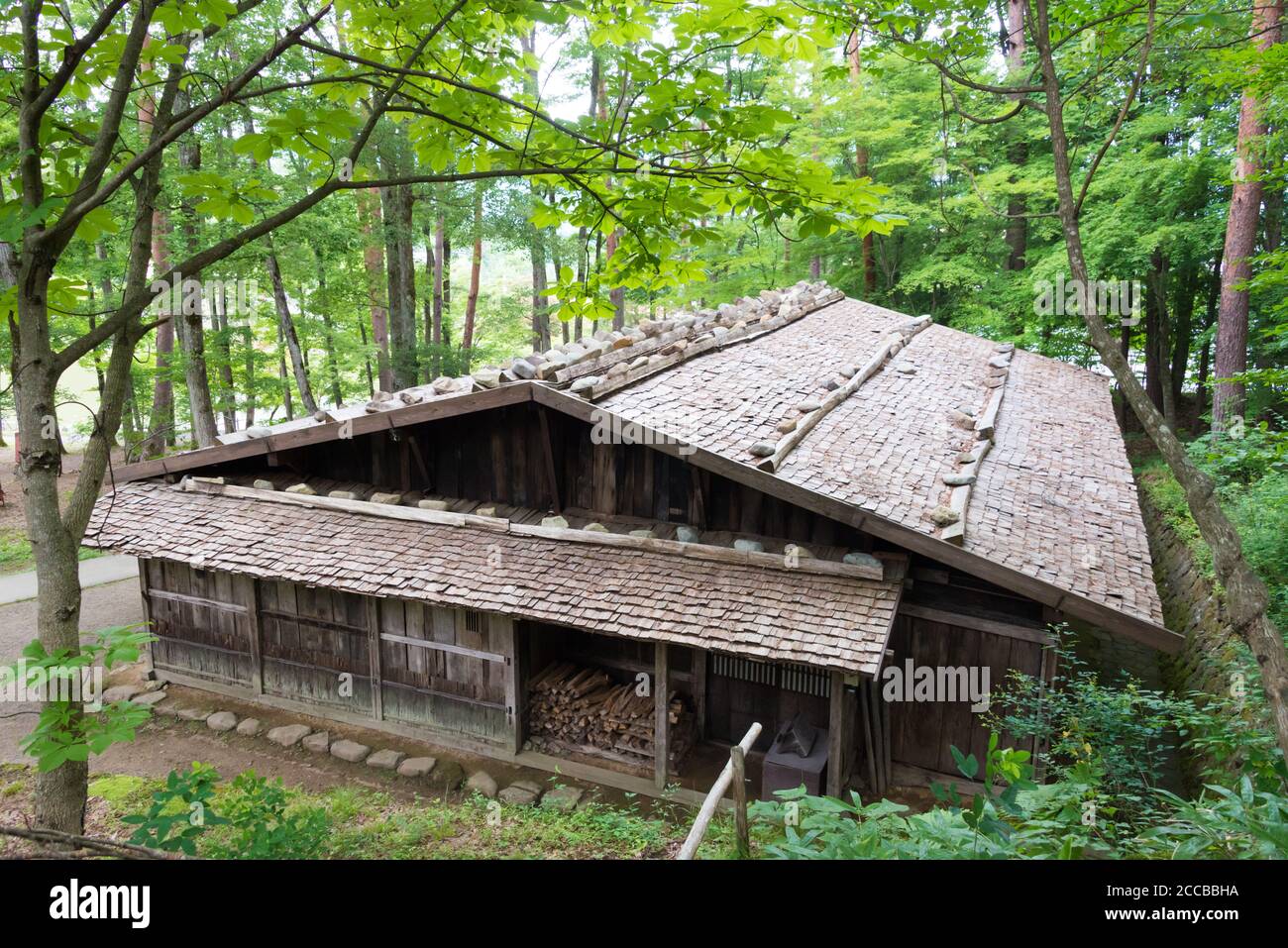Gifu, Japan - Hida Folk Village. a famous open-air museum and historic ...