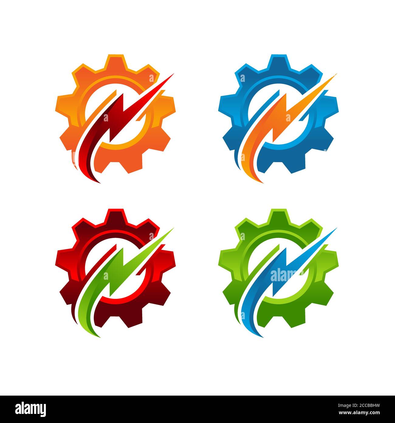 Industrial electric company logo Cut Out Stock Images & Pictures - Alamy