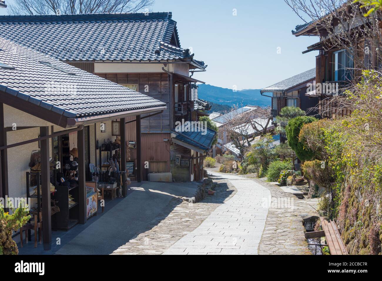 Gifu, Japan - Mar 25 2020 - Magome-juku in Nakatsugawa, Gifu, Japan ...