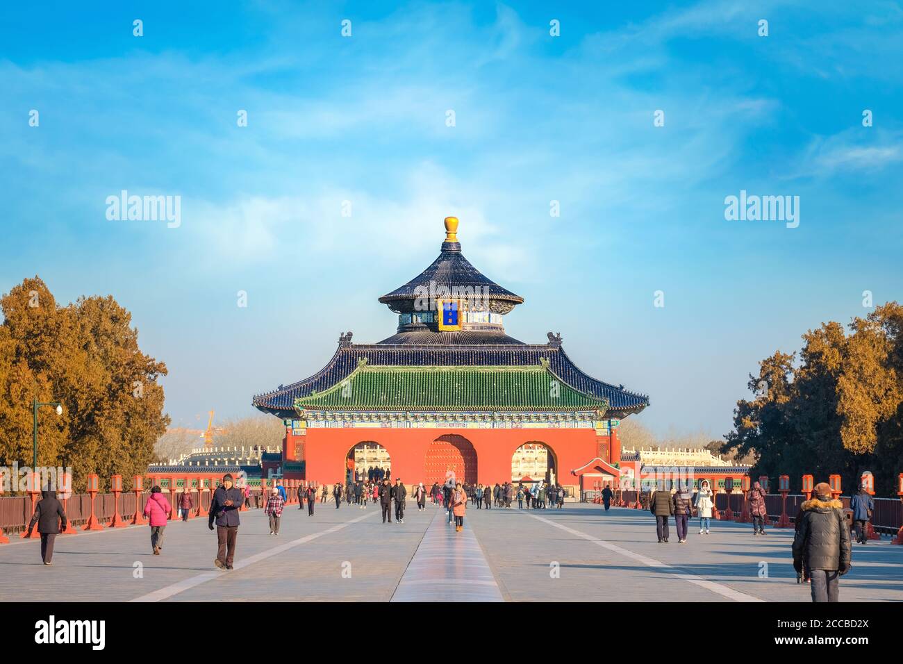 Beijing, China - Jan 10 2020: The Temple of Heaven is an imperial ...