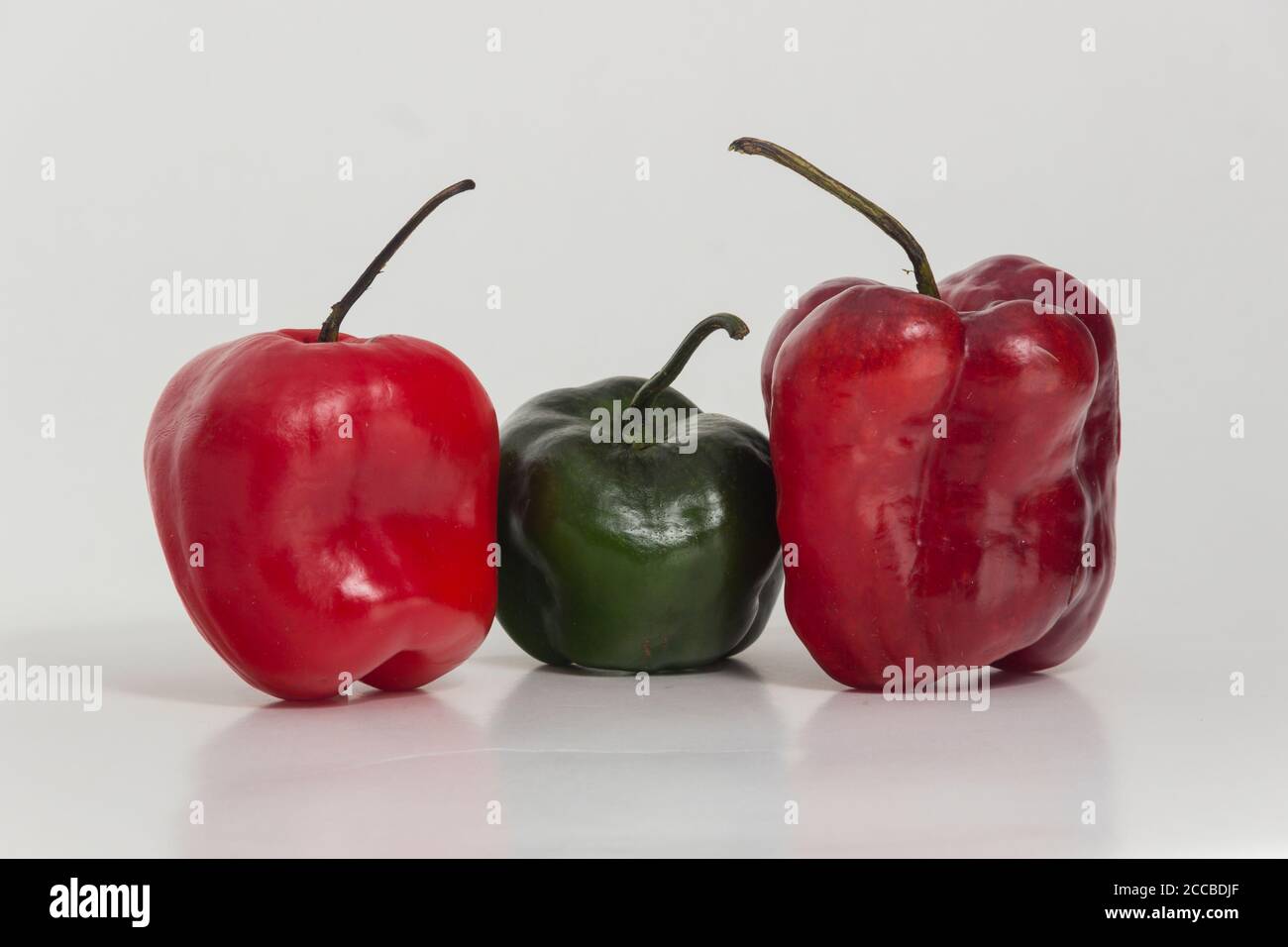 Still life of ingredients of Peruvian cuisine. Rocoto. Hot pepper Stock ...