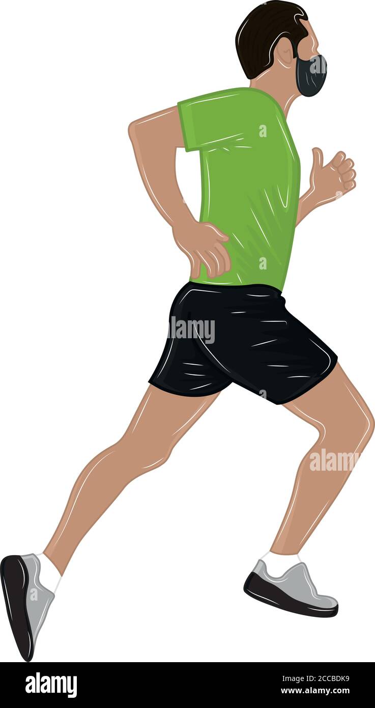 Exercise face mask Stock Vector Images - Alamy