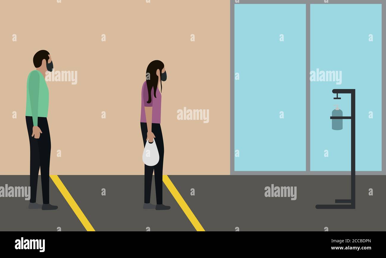 Social distance clip art hi-res stock photography and images - Alamy