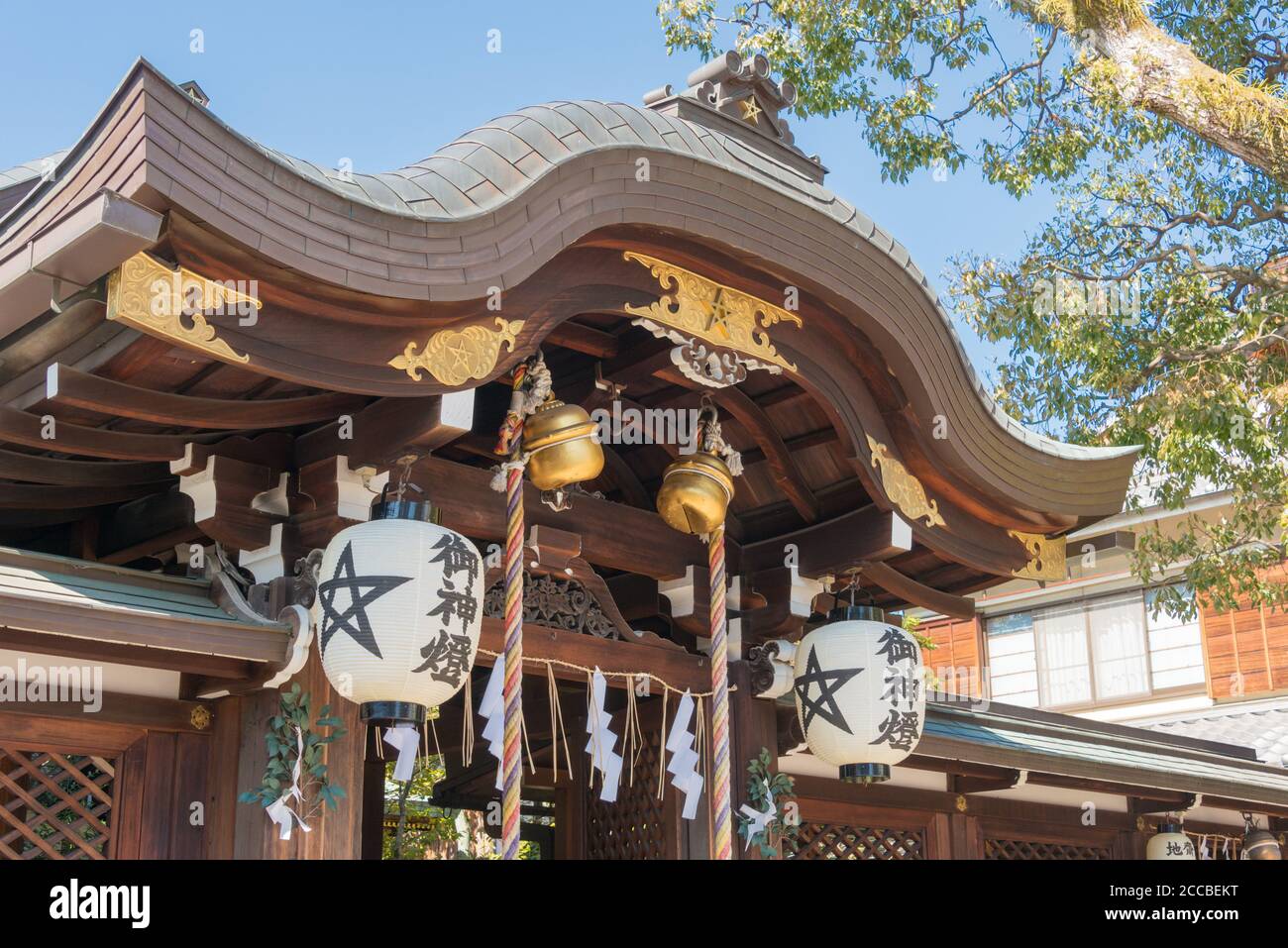Seimei Shrine in Kyoto, Japan. The Seimei Shrine was founded AD 1007 by ...
