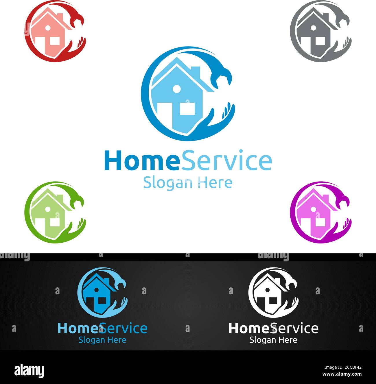 Real setting logo Stock Vector Images - Alamy