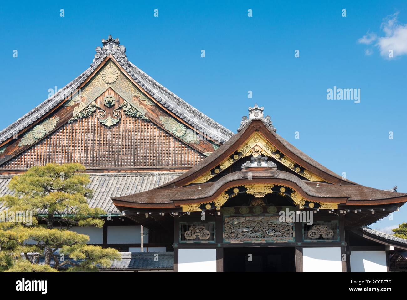Kyoto, Japan - Nijo-jo Castle in Kyoto, Japan. It is part of UNESCO ...