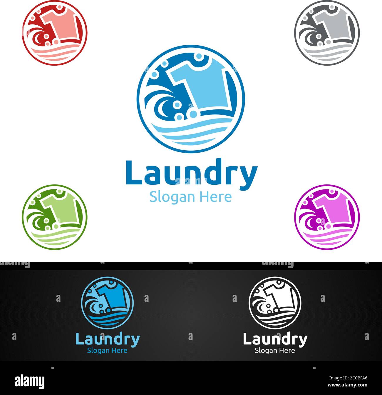 Illustrative logo design Stock Vector Images - Alamy