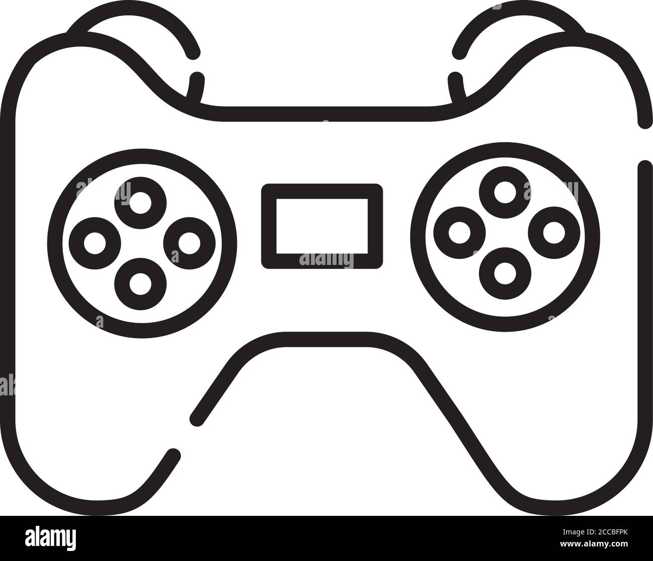 control video game line style icon vector illustration design Stock ...