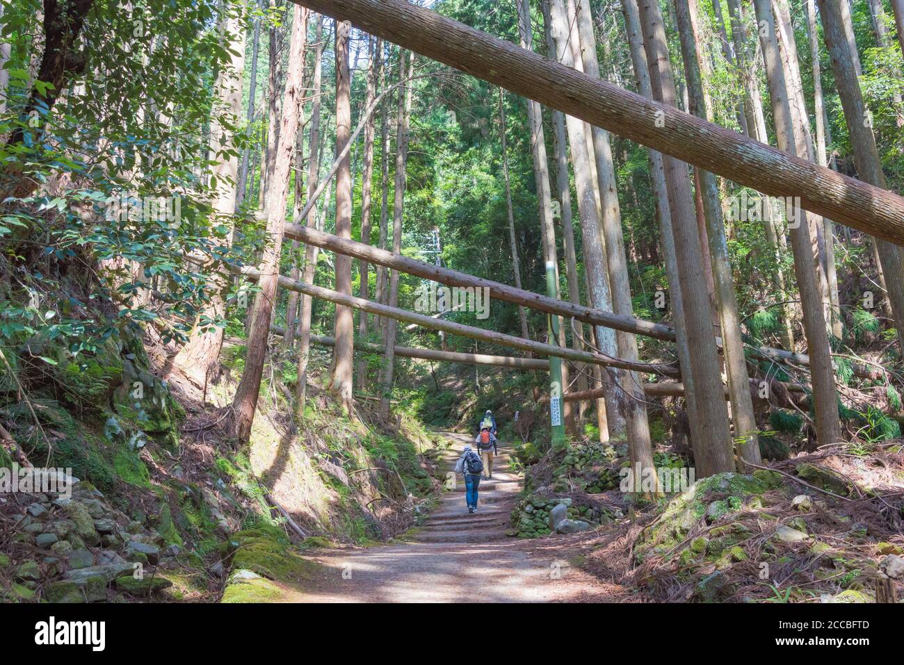 Kyoto, Japan - Approach to Atago Shrine on Mt. Atago in Kyoto, Japan ...