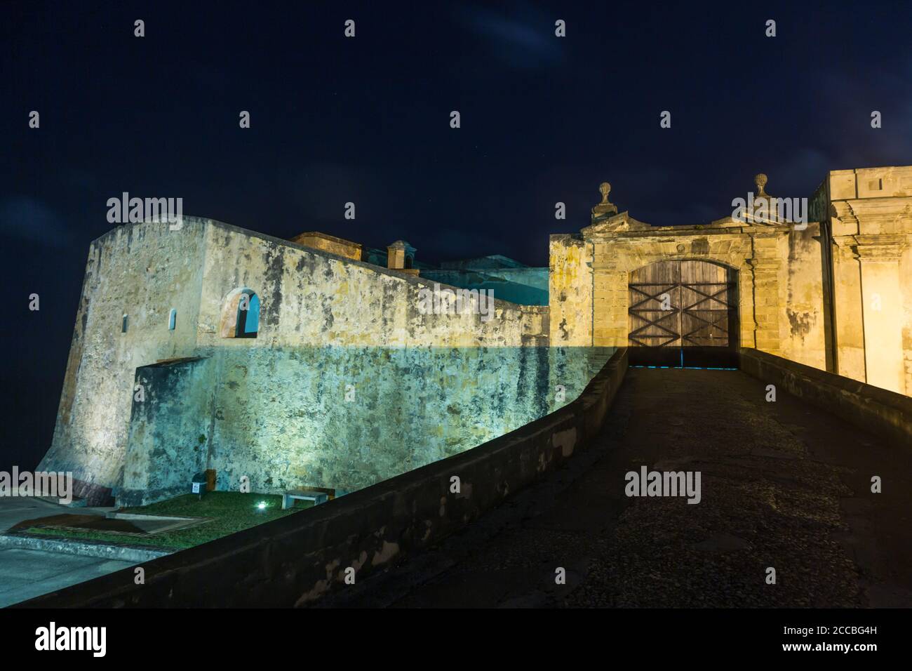 Castillo San Cristobal, part of the defenses of Old San Juan, Puerto ...