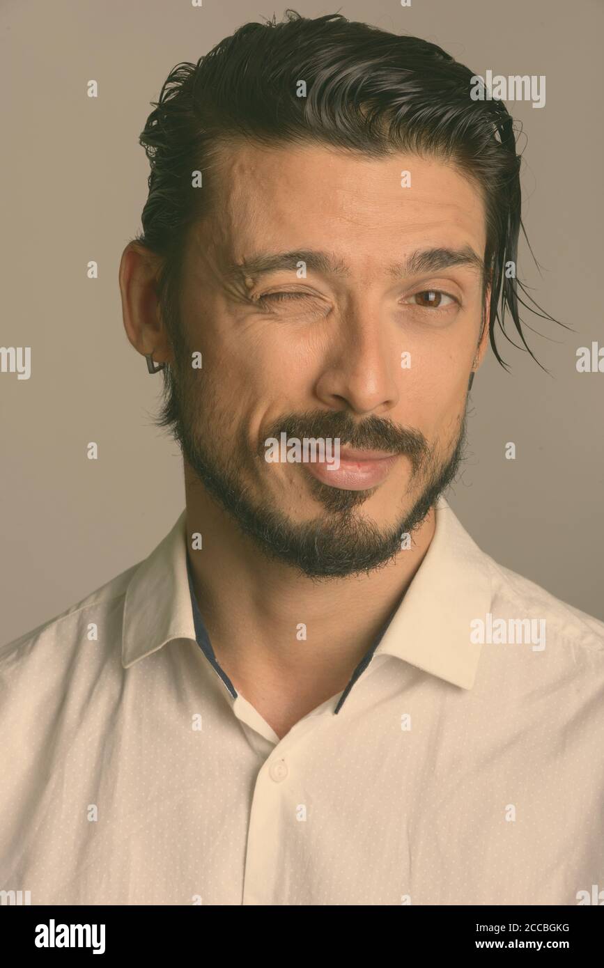 Winking face hi-res stock photography and images - Alamy