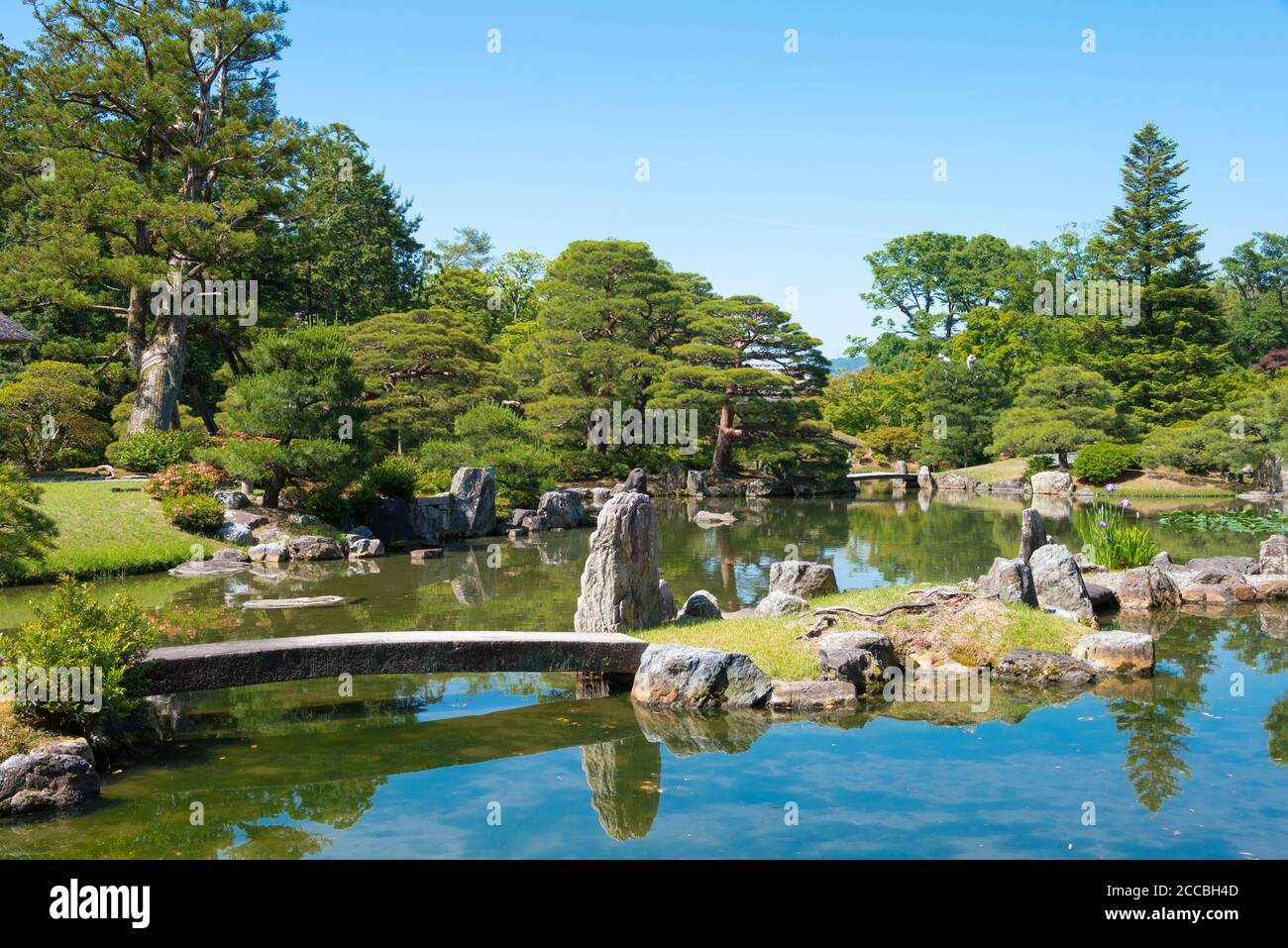Katsura Imperial Villa (Katsura Rikyu) in Kyoto, Japan. It is one of ...