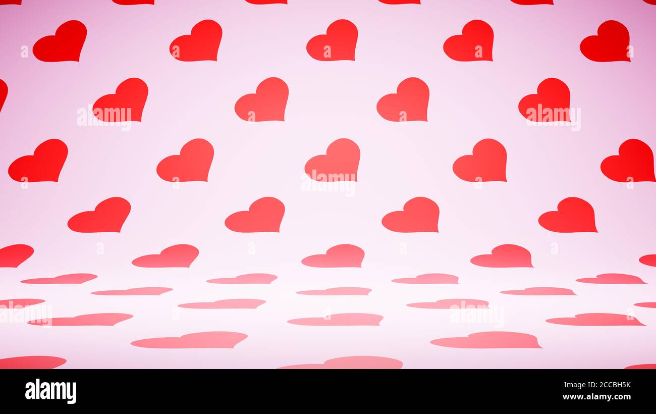 Empty Blank Colorful Heart Pattern Studio Background Stock Photo - Alamy