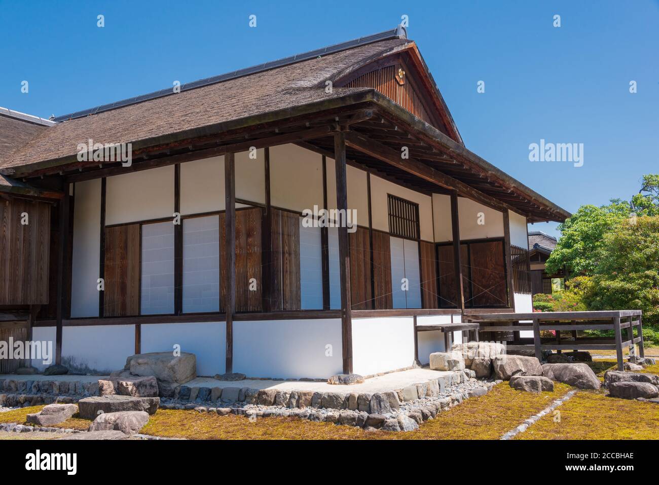 Katsura Imperial Villa (Katsura Rikyu) in Kyoto, Japan. It is one of ...