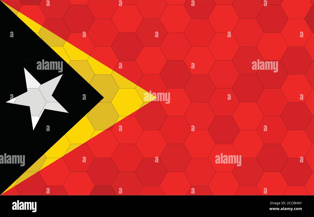 Timorese flag Stock Vector Images - Alamy