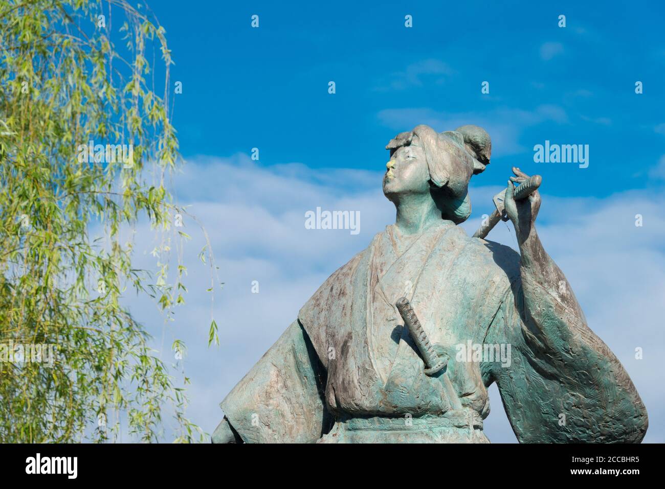 Kyoto, Japan - Izumo no Okuni Statue in Kyoto, Japan. Izumo no Okuni ...