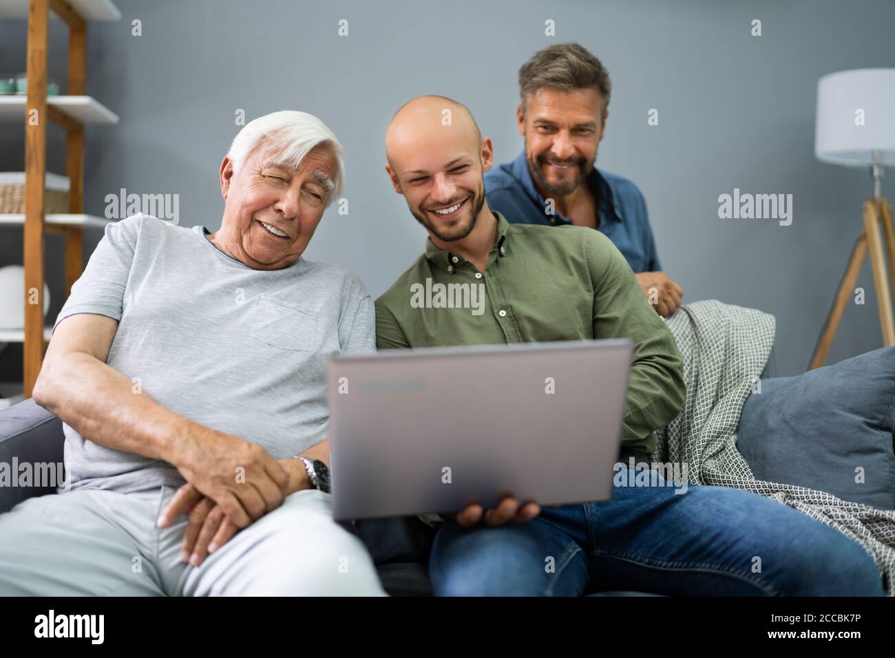 Elderly computer card hi-res stock photography and images - Alamy