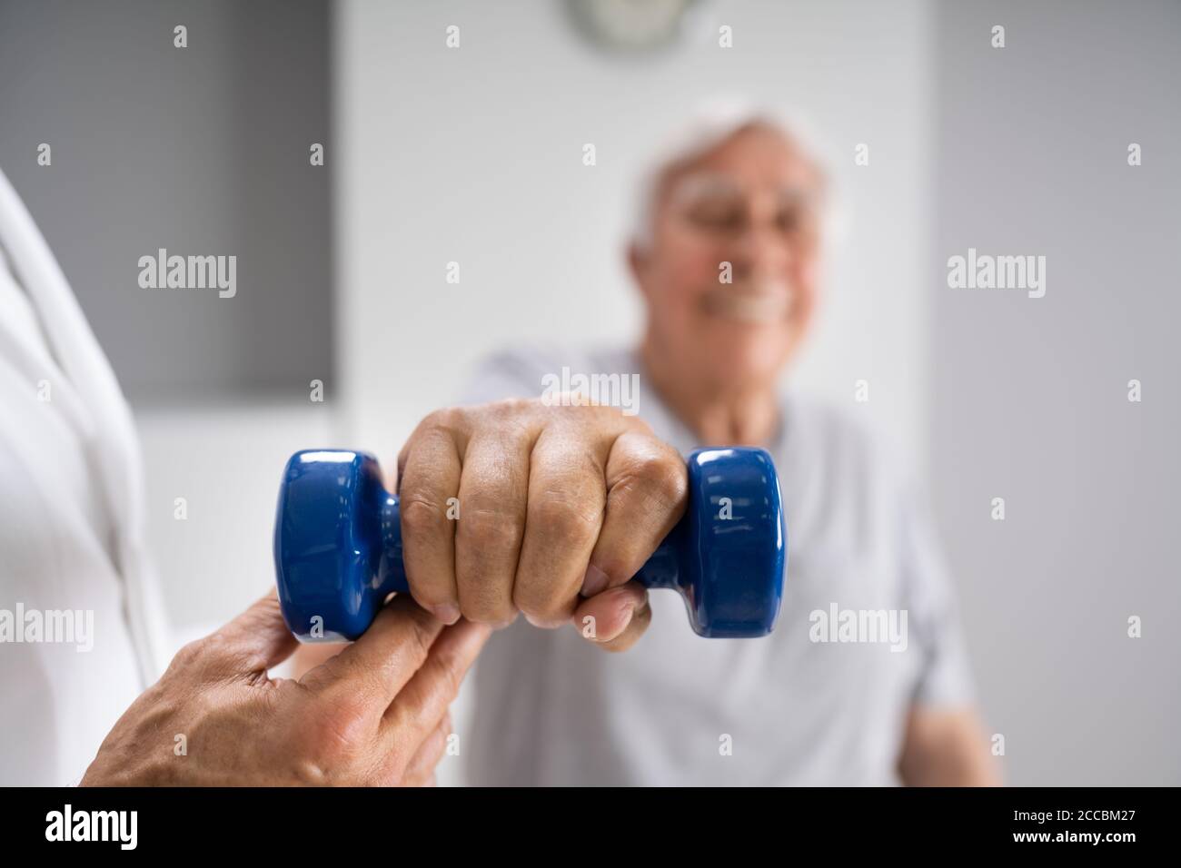 Physical Therapy Elderly Therapist In Physiotherapy Rehab Training ...