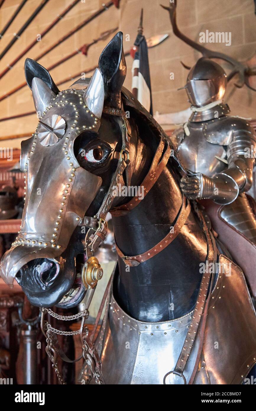 Castle interior armour hi-res stock photography and images - Alamy