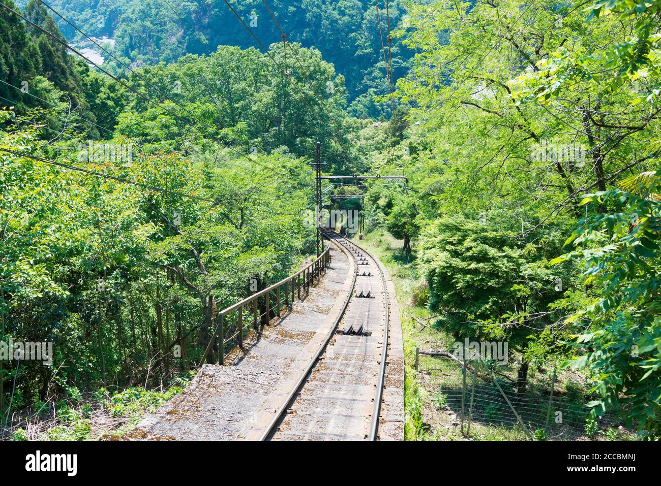 Kyoto, Japan - izan Cable in Kyoto, Japan. a operated by Keifuku ...