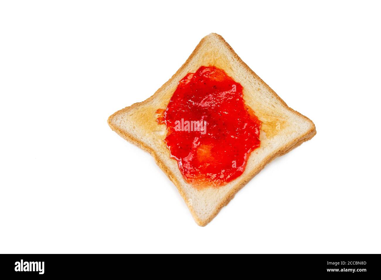 Side view toast jam Cut Out Stock Images & Pictures - Alamy