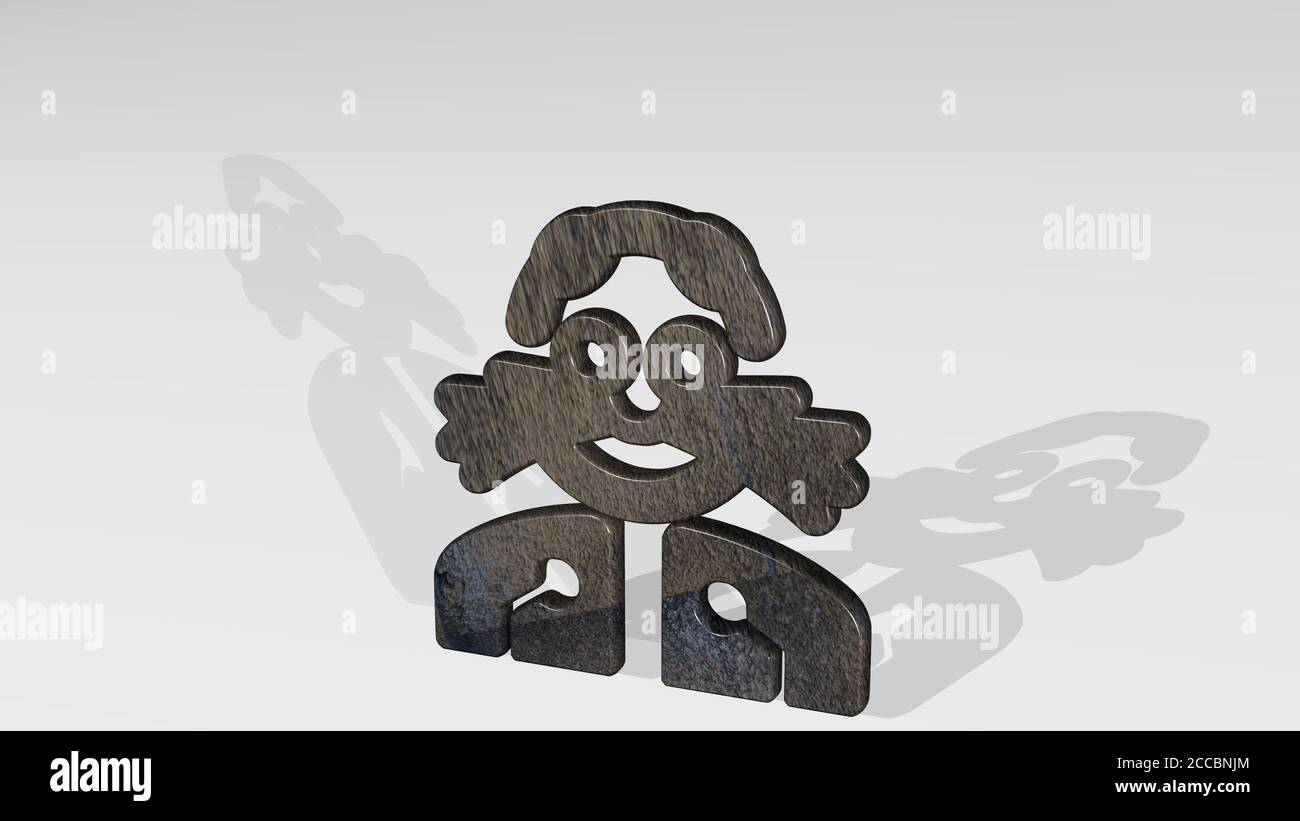 FAMOUS CHARACTER LORAX 3D icon standing on the floor, 3D illustration ...