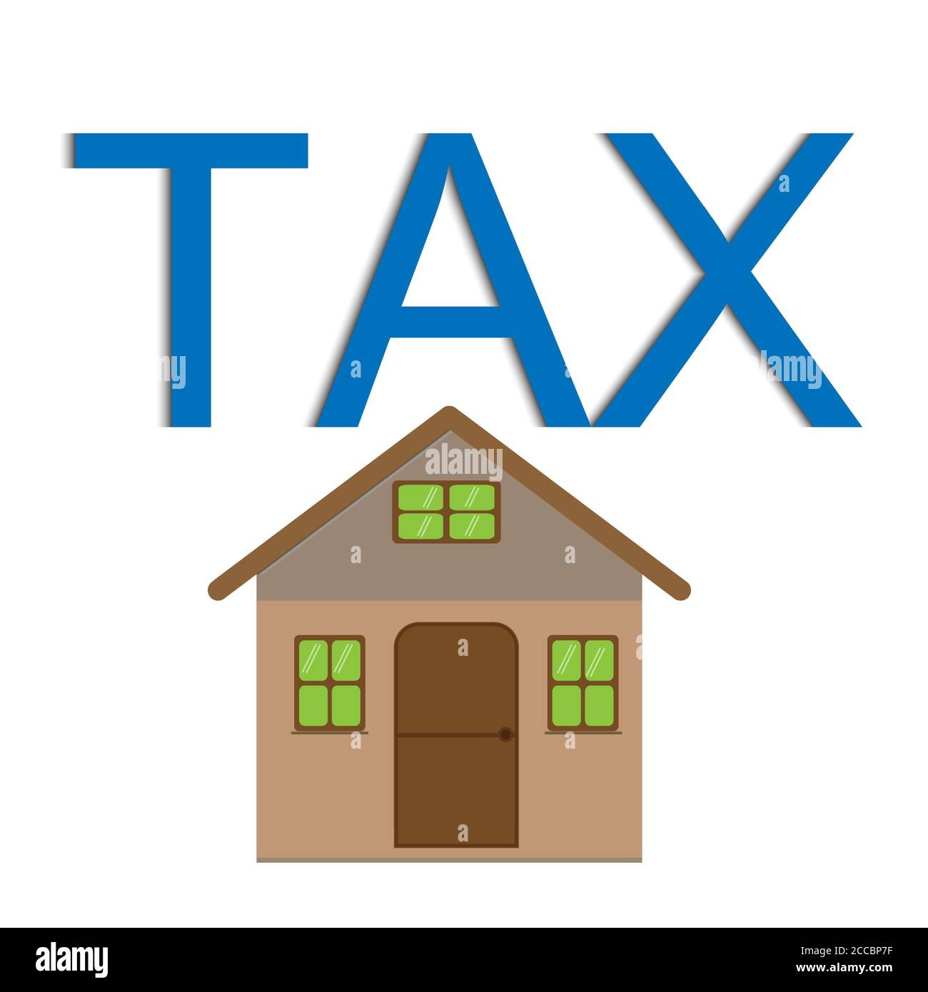 Property housing And Tax Vector illustration concept home law ...
