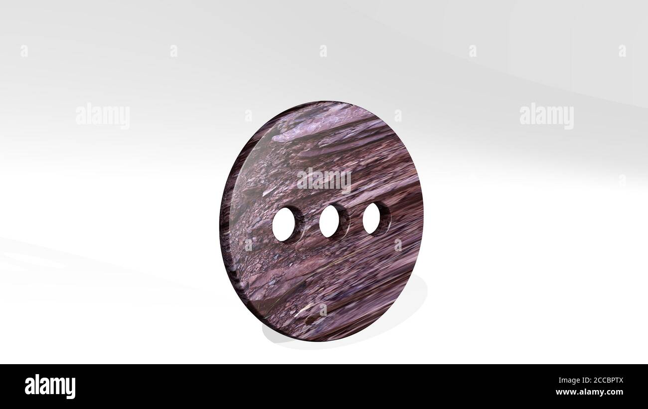 NAVIGATION MENU HORIZONTAL 3D icon standing on the floor, 3D ...