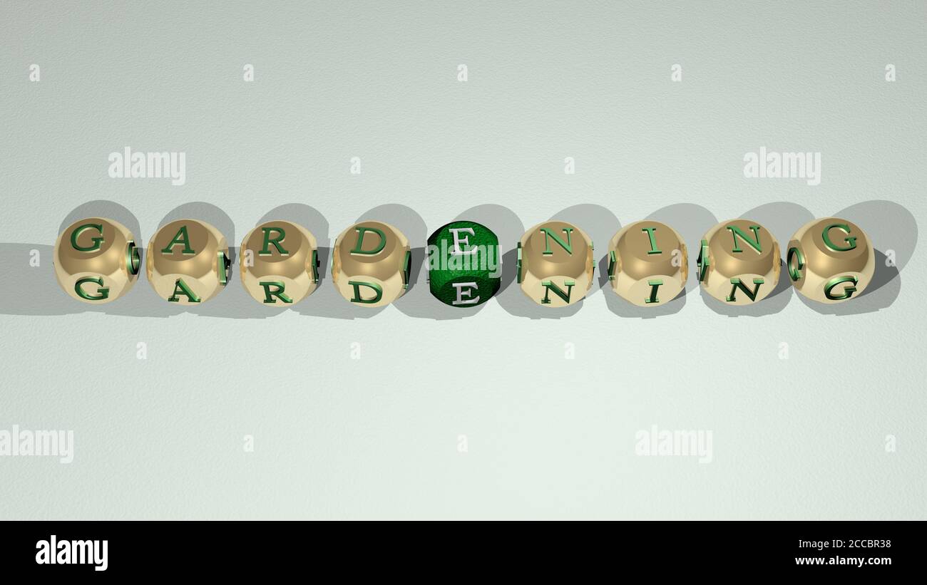Letters in planting hi-res stock photography and images - Alamy