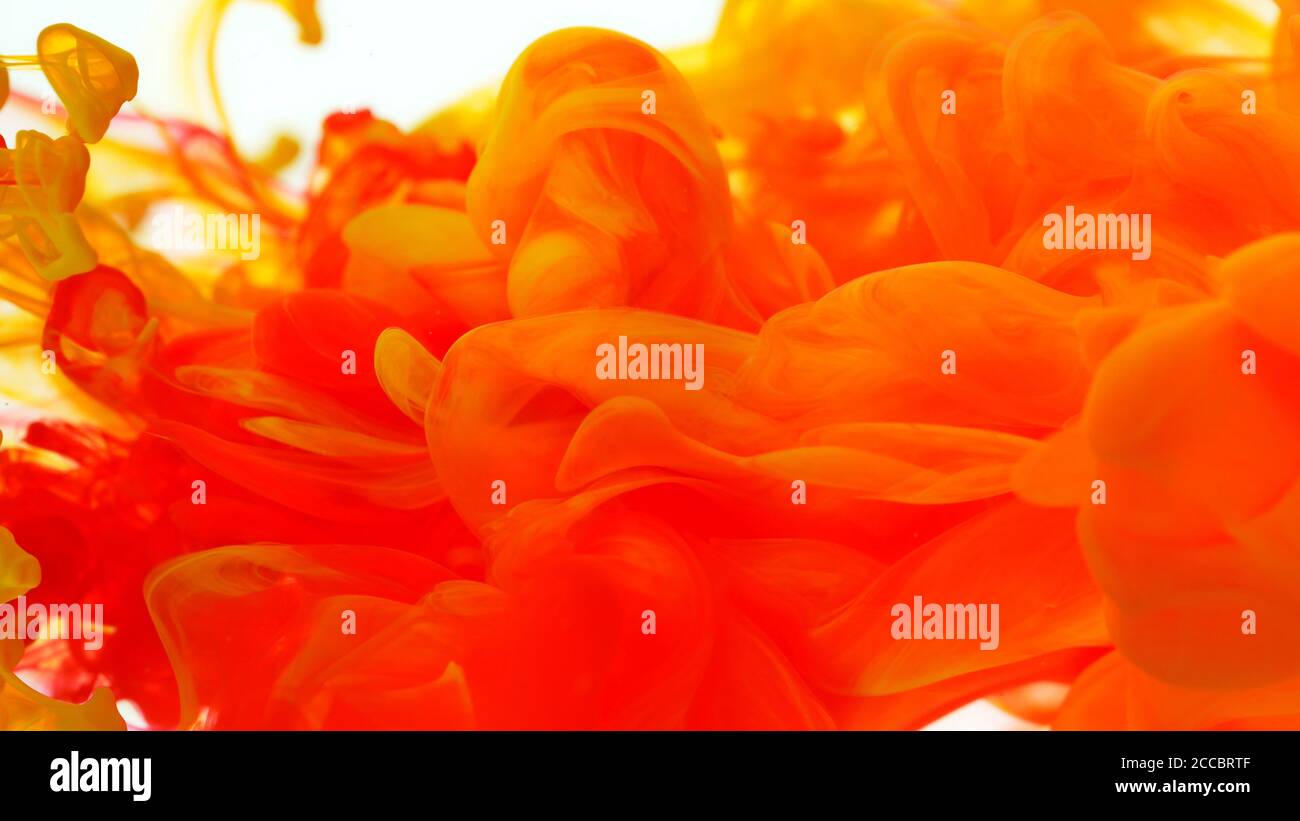 Abstract coloured ink in water, art background Stock Photo - Alamy