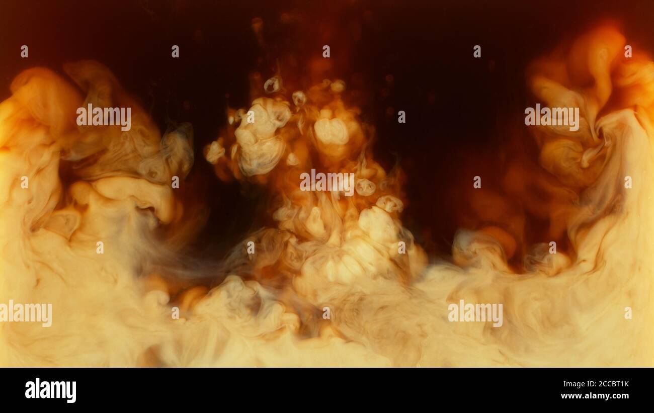 Detail of milk mixing in coffee drink, flat texture. Fresh beverages ...