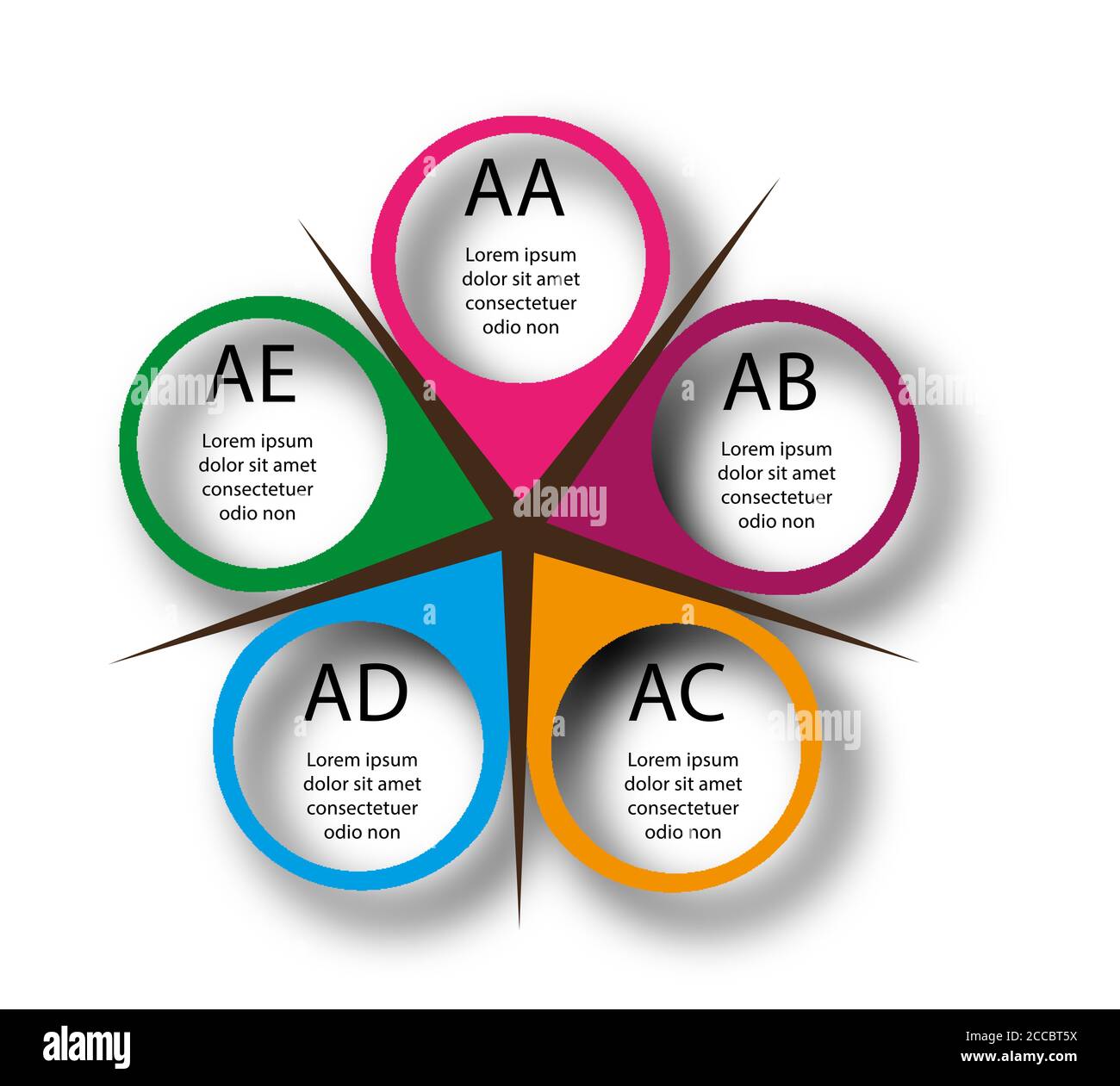 Vector circle infographic. Template for diagram, graph, presentation ...