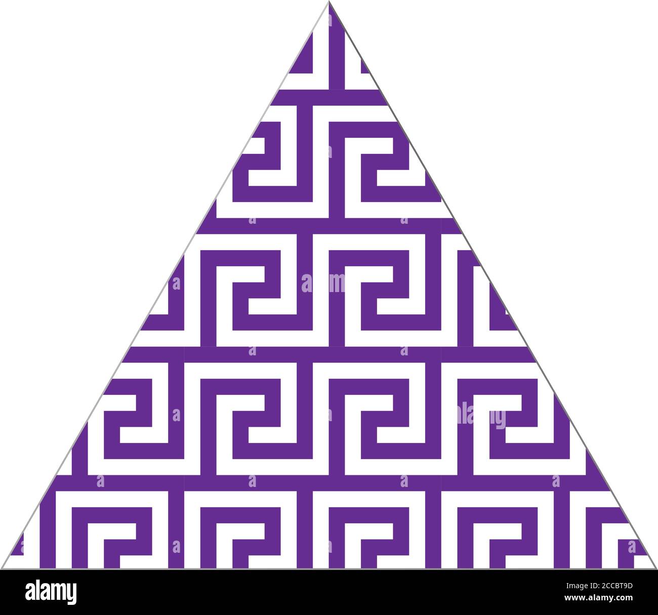 Pyramid covered with hieroglyphs all over the surface. Symbol of ...