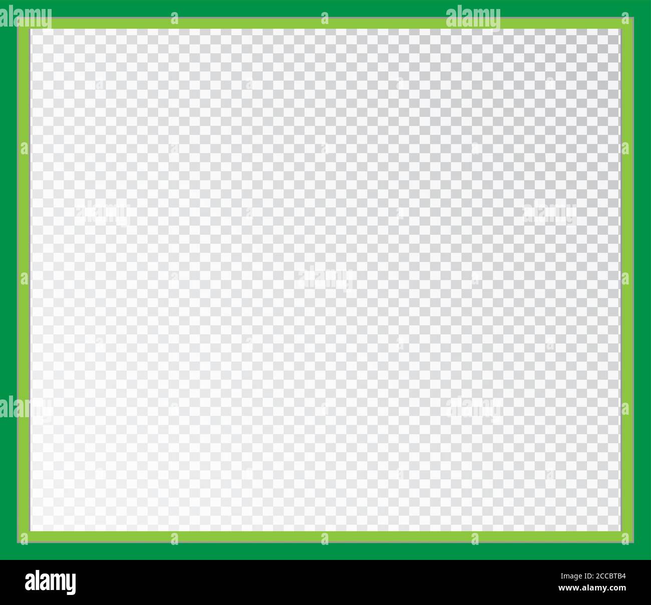 Empty photo frame isolated on a transparent background. Vector ...