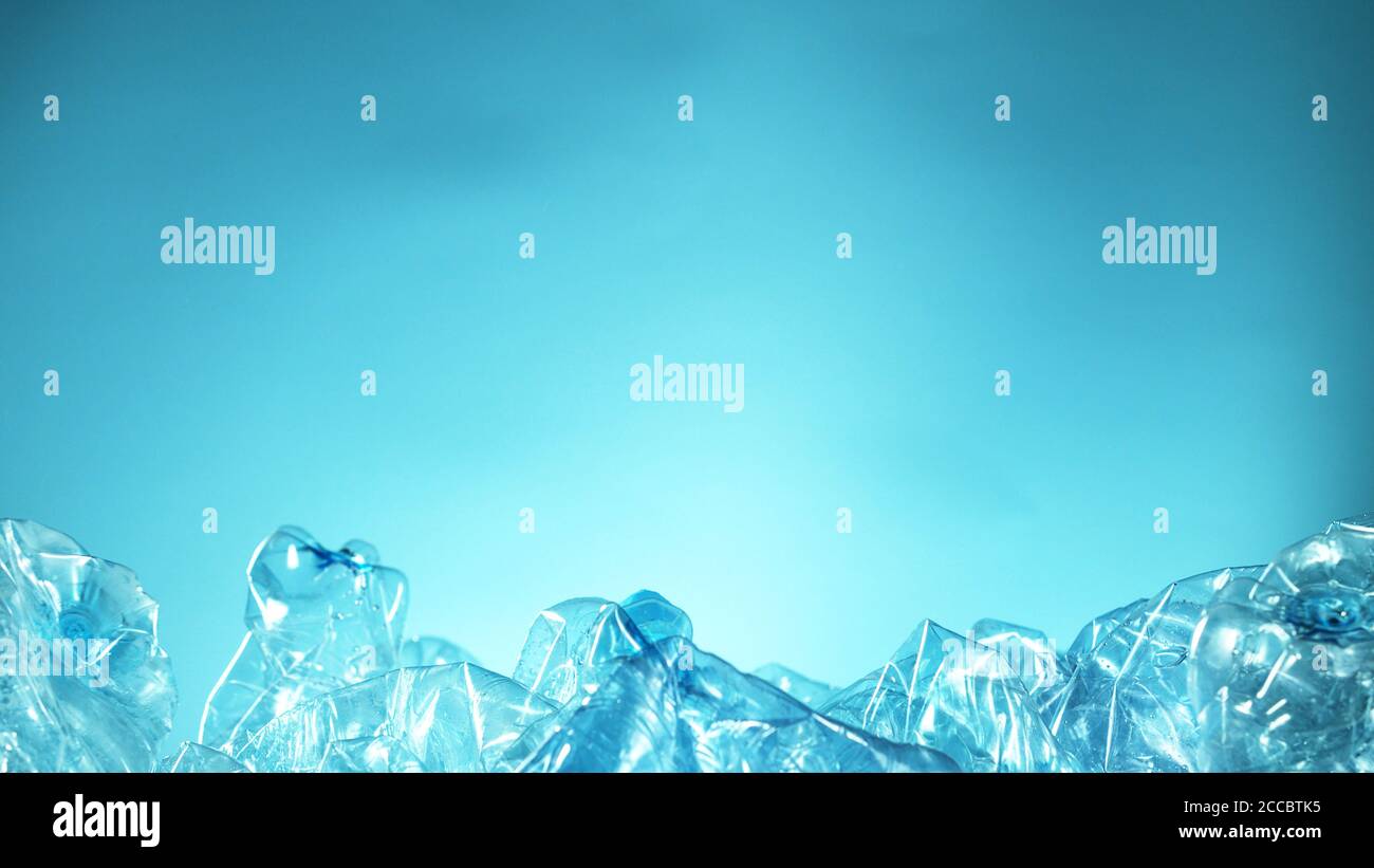 Pile of empty plastic bottles, concept of plastical pollution. Free ...