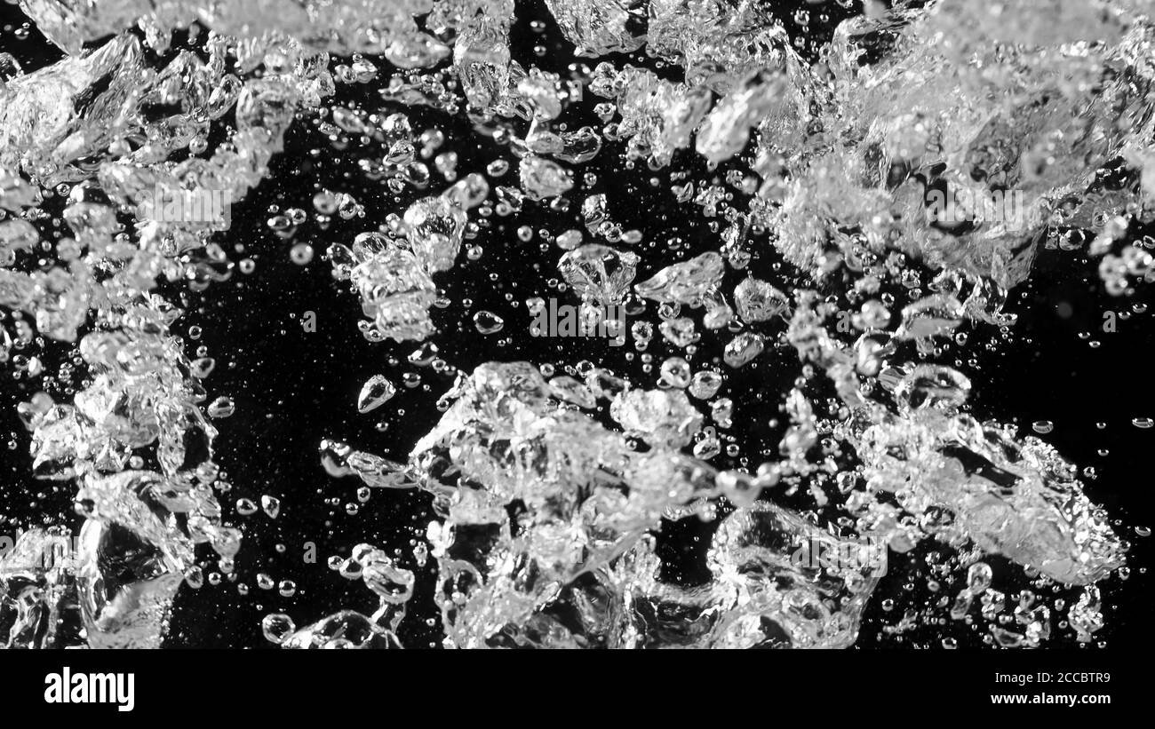 Black white macro oxygen hi-res stock photography and images - Alamy