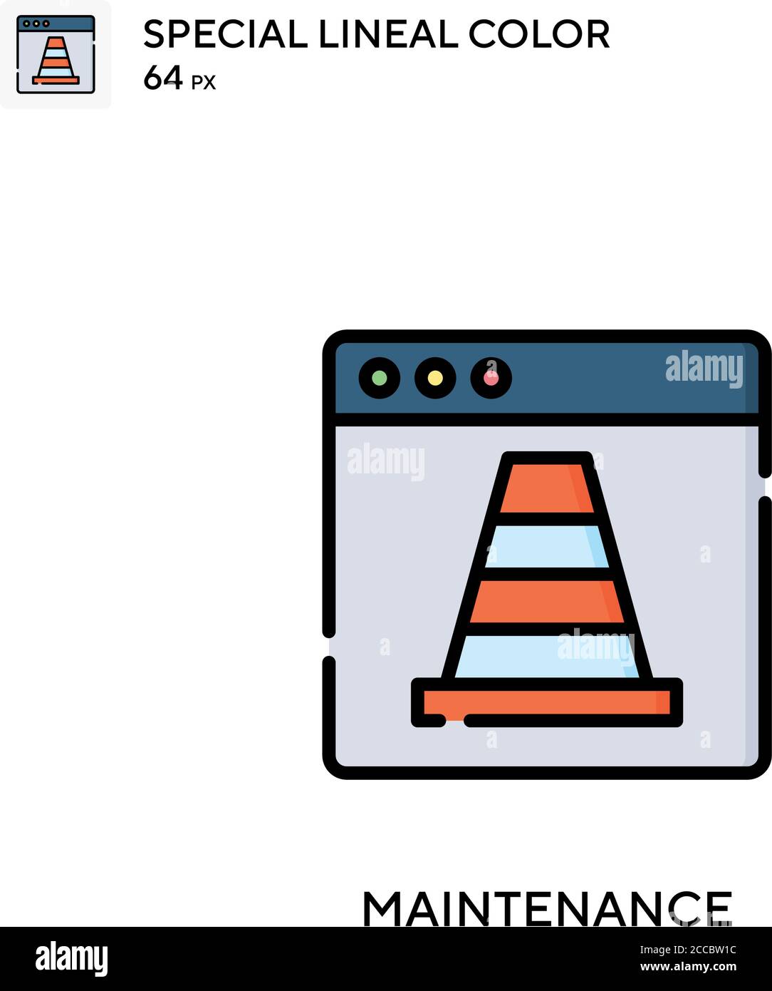 Maintenance Special lineal color icon. Illustration symbol design ...