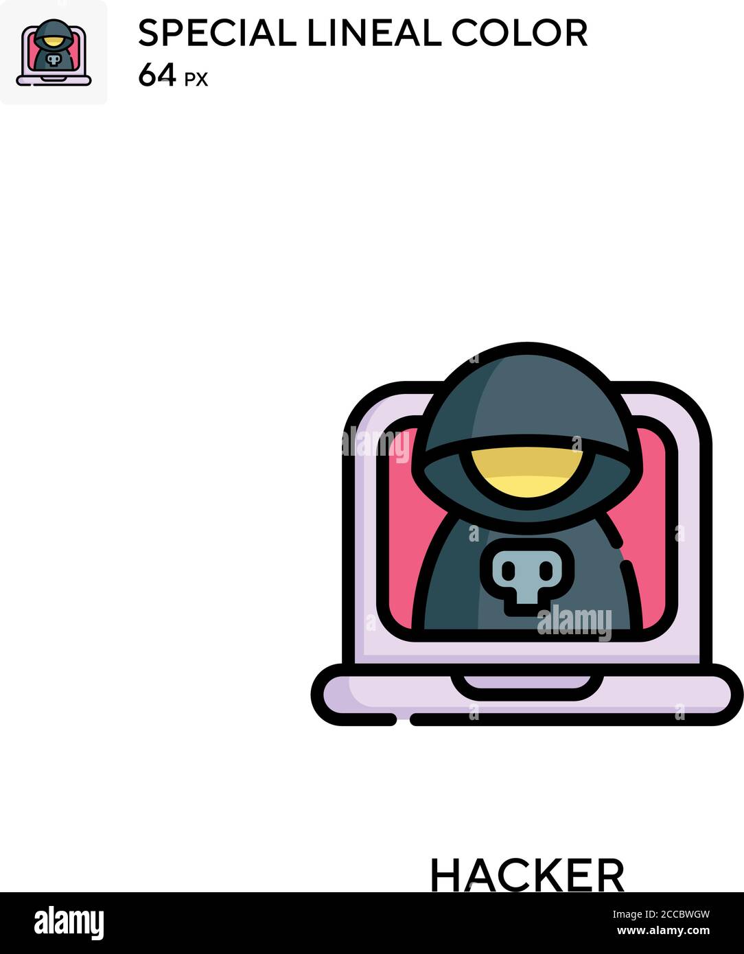 Hacker Special Lineal Color Icon Illustration Symbol Design Template For Web Mobile Ui Element