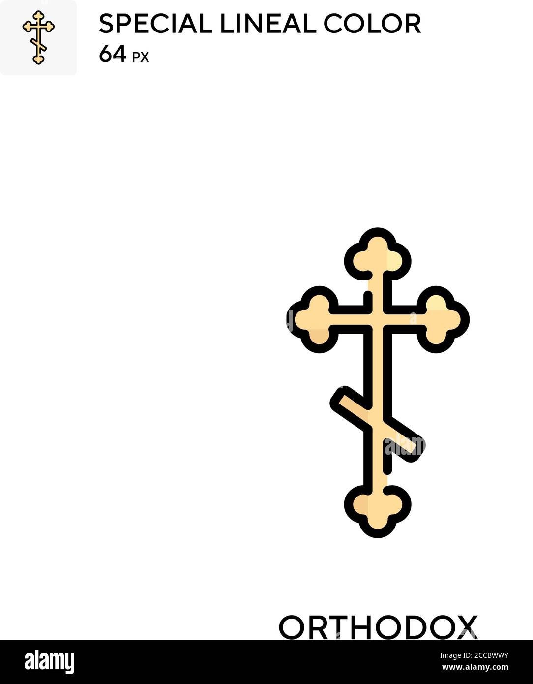 Orthodox Special lineal color icon. Illustration symbol design template ...