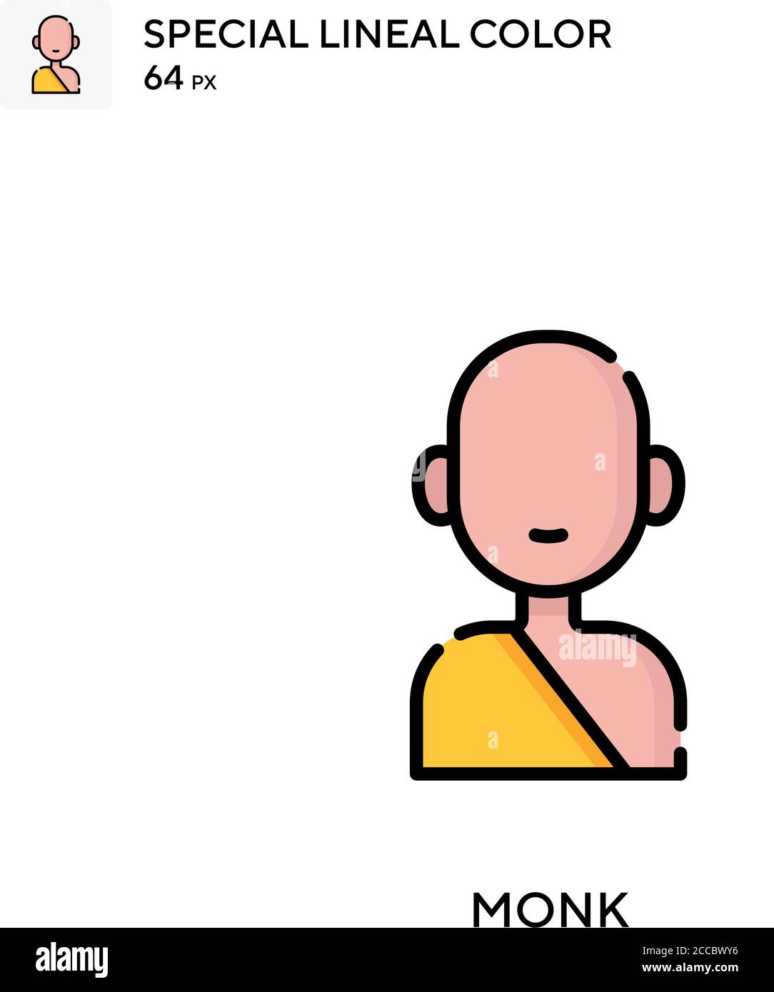 Buddhist monk on mobile Stock Vector Images - Alamy