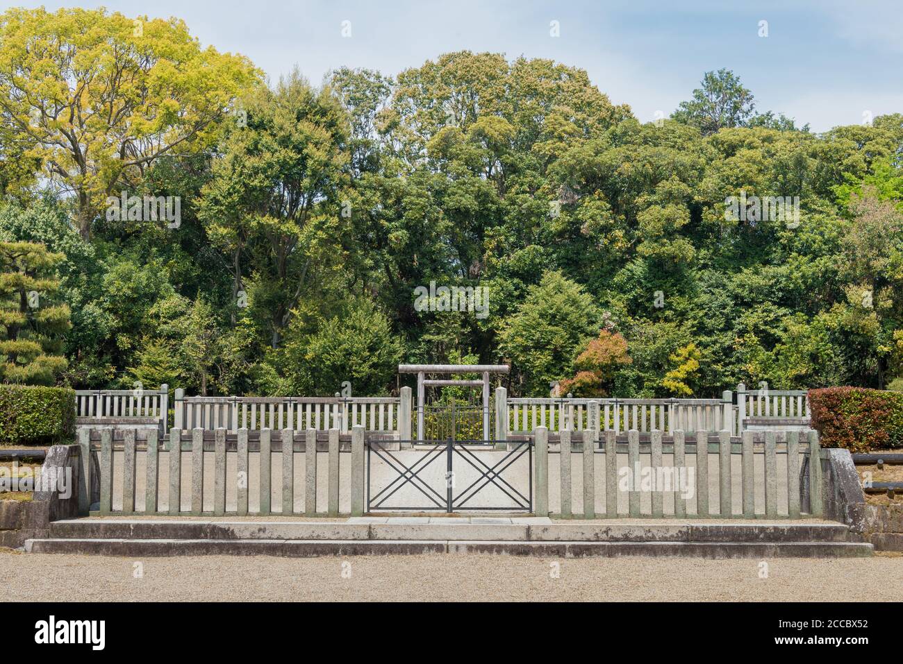 Kyoto, Japan - Tomb of Emperor Kanmu in Kyoto, Japan. Emperor Kanmu ...