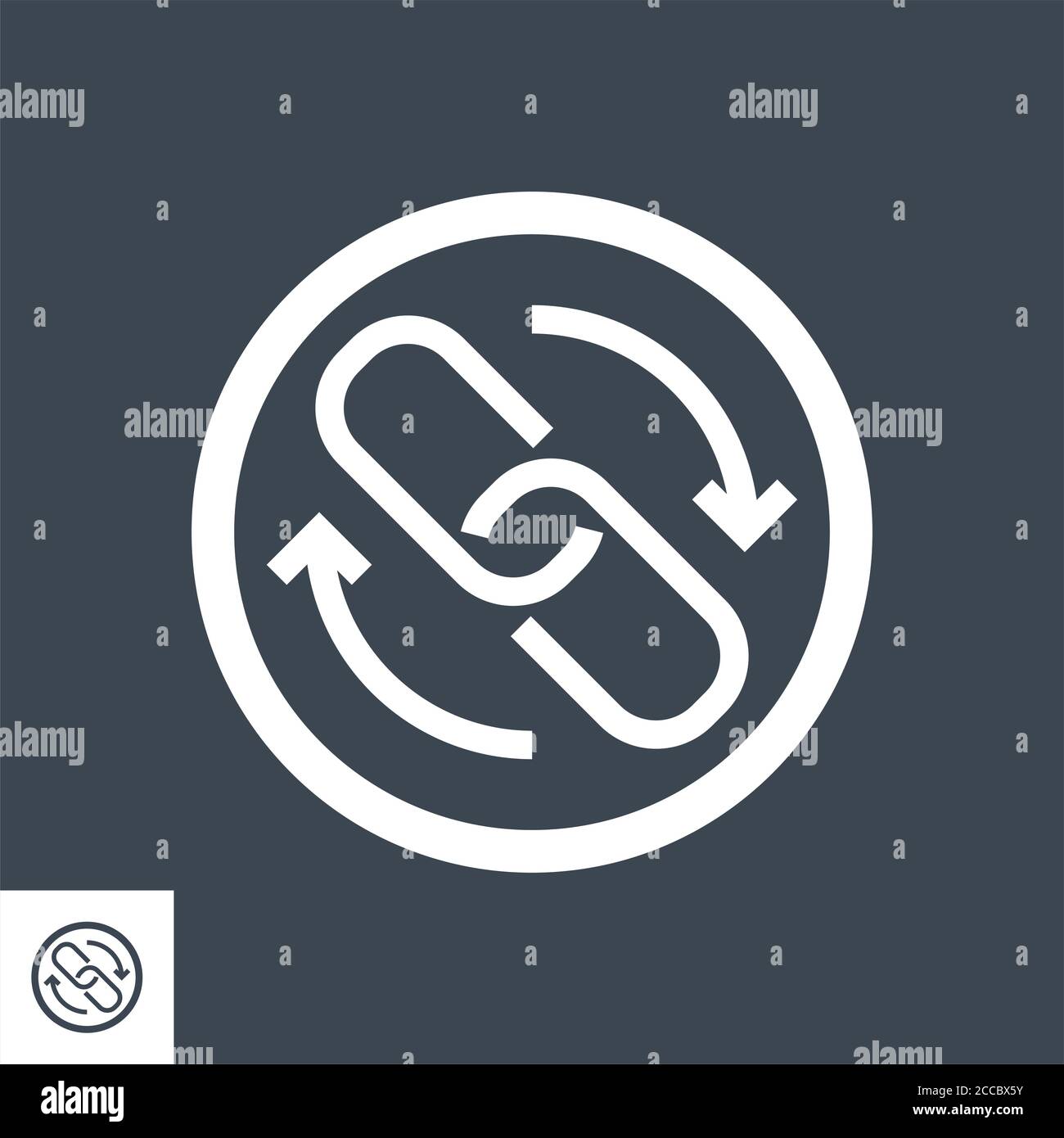 Chainlink concept abstract Stock Vector Images - Alamy